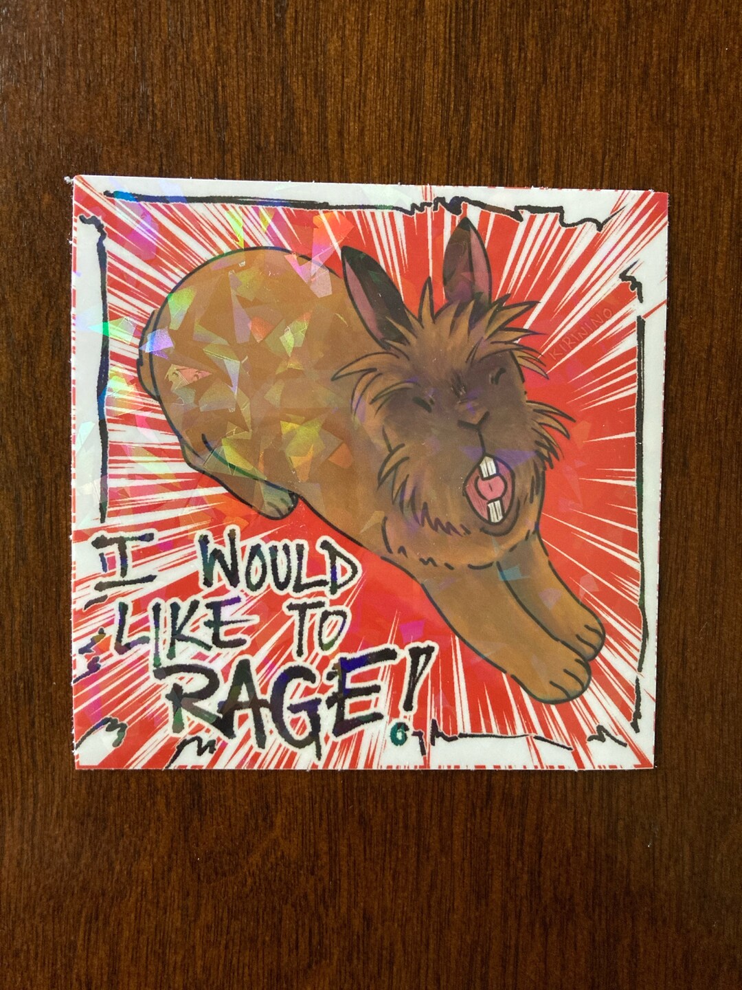 I Would Like to Rage Dnd, Pathfinder, TTRPG Barbarian Bunny Rabbit ...