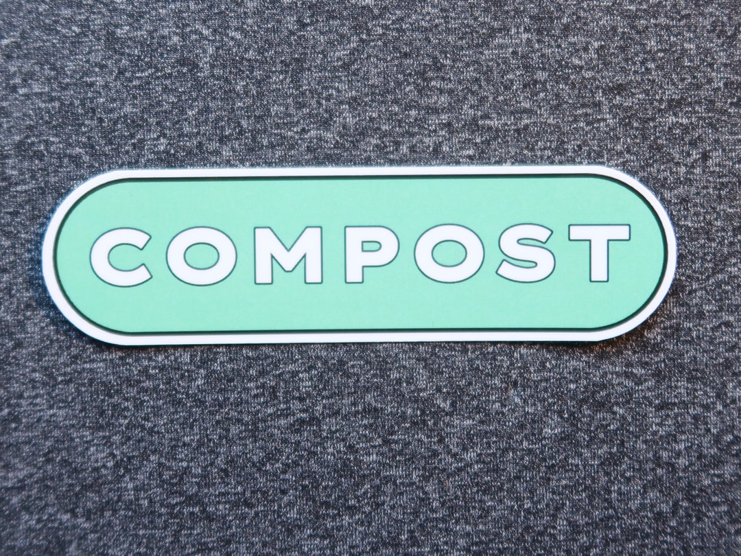 COMPOST STICKER - Etsy