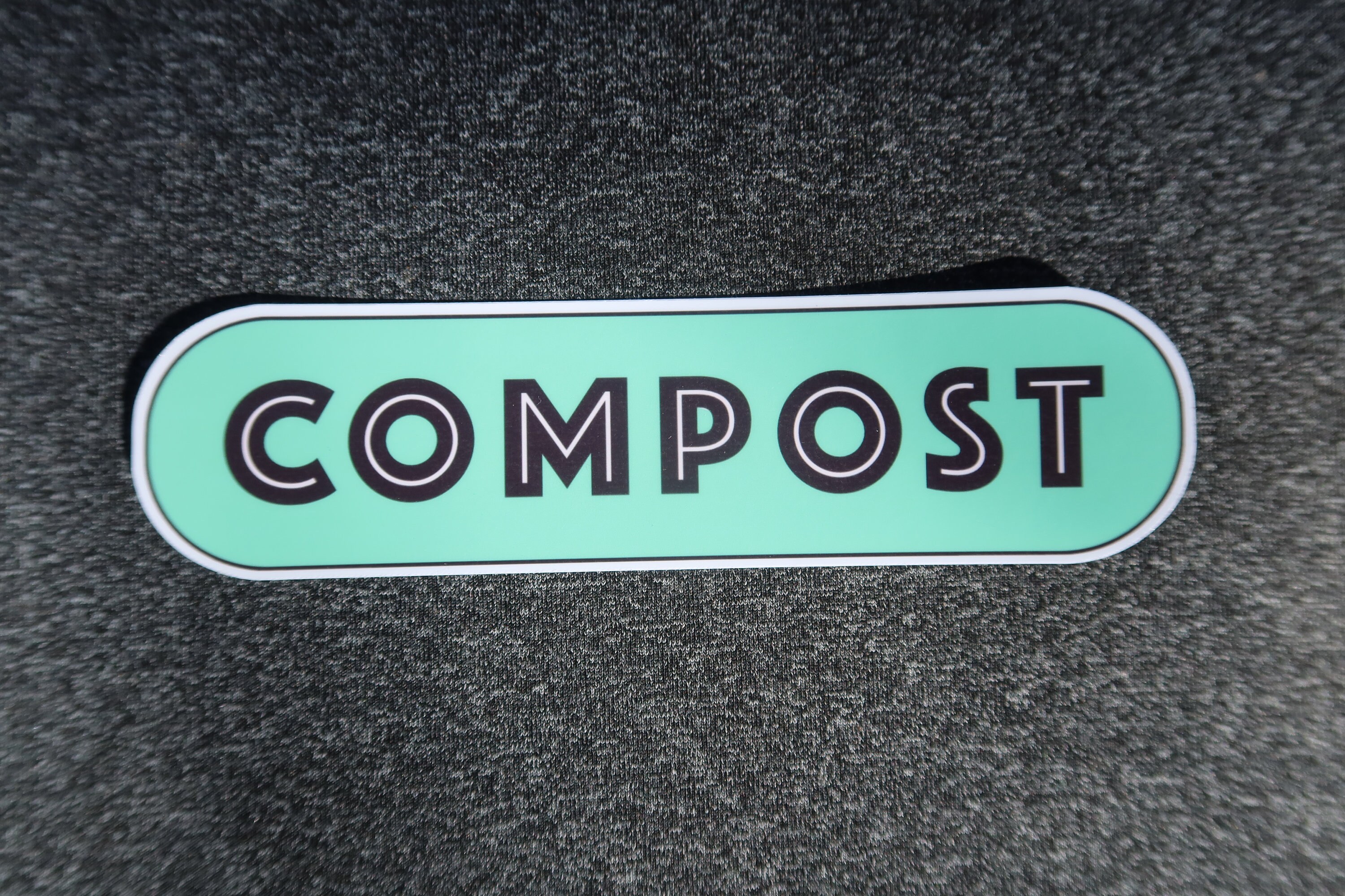 Recycling, Trash, Compost Sticker Pack in Striking Bold Font - Etsy