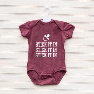 Stick It in Virginia Tech Baby Bodysuit Hokies Baby Gift Virginia Tech ...