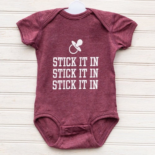 Stick It in Virginia Tech Baby Bodysuit Hokies Baby Gift - Etsy