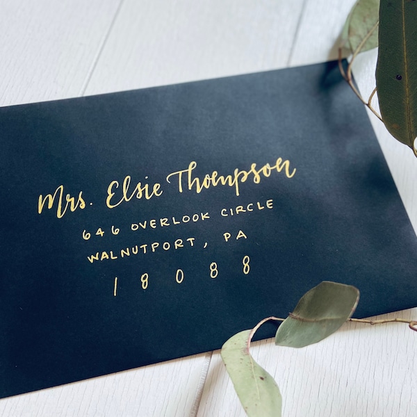 Address Calligraphy - Etsy