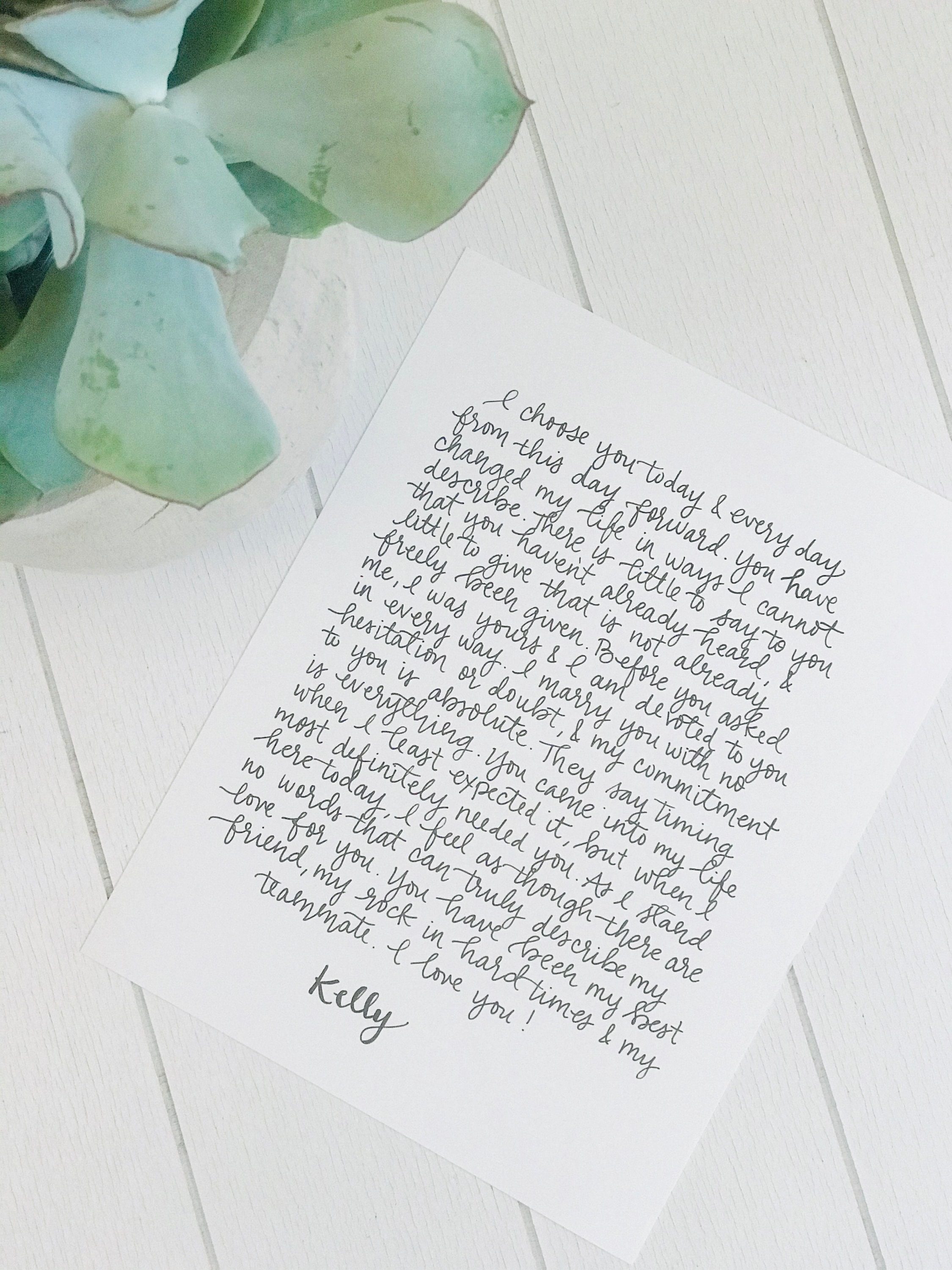 Handwritten wedding vows 60 photos - Astyledwedding.com