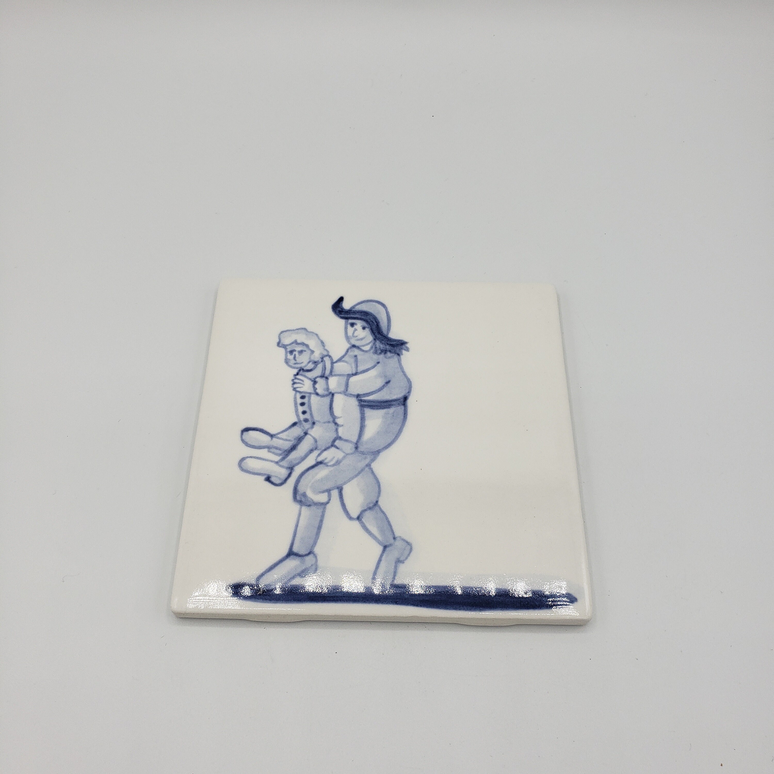 Reproduction Hand-painted Tile Delft Dutch Figures | Etsy