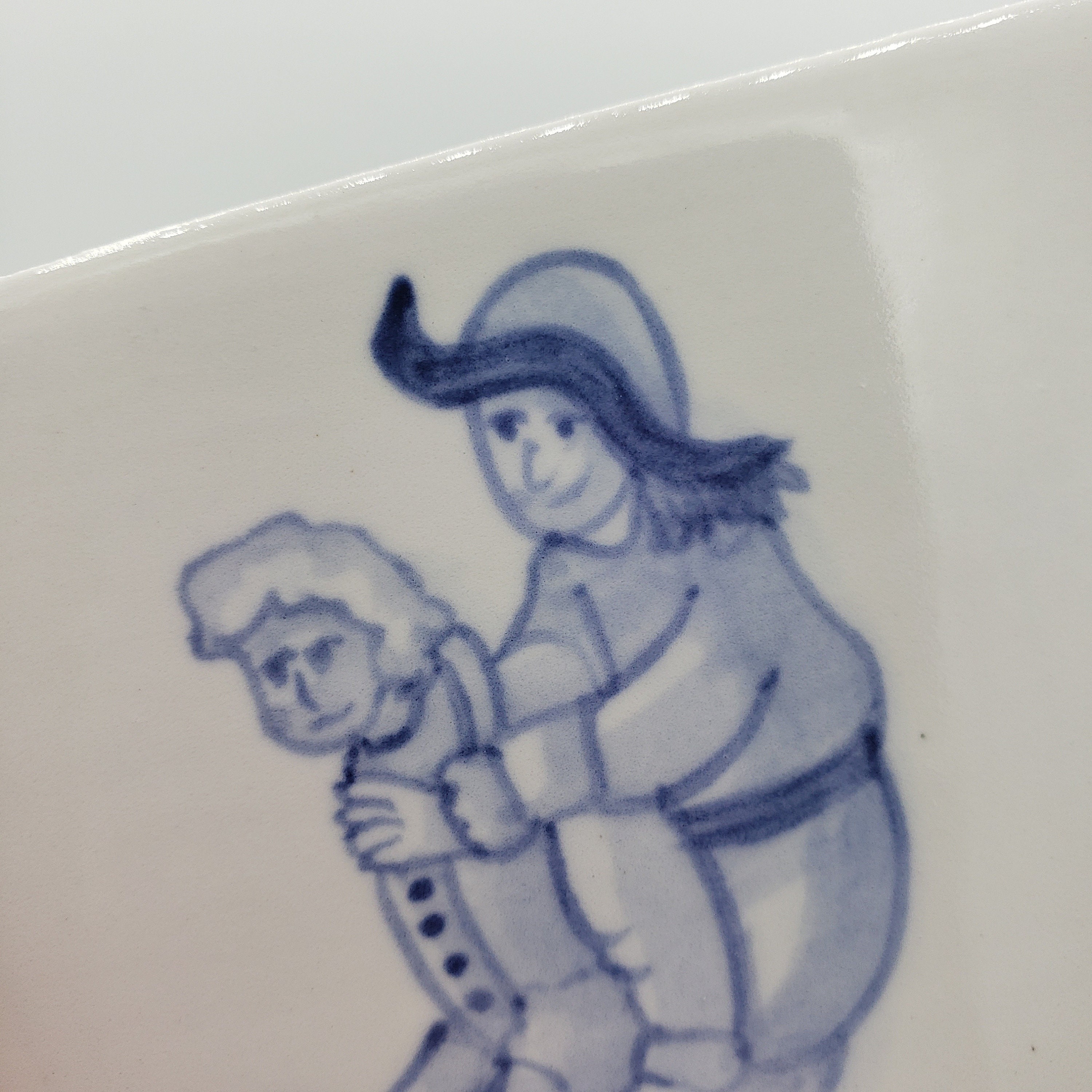 Reproduction Hand-painted Tile Delft Dutch Figures | Etsy