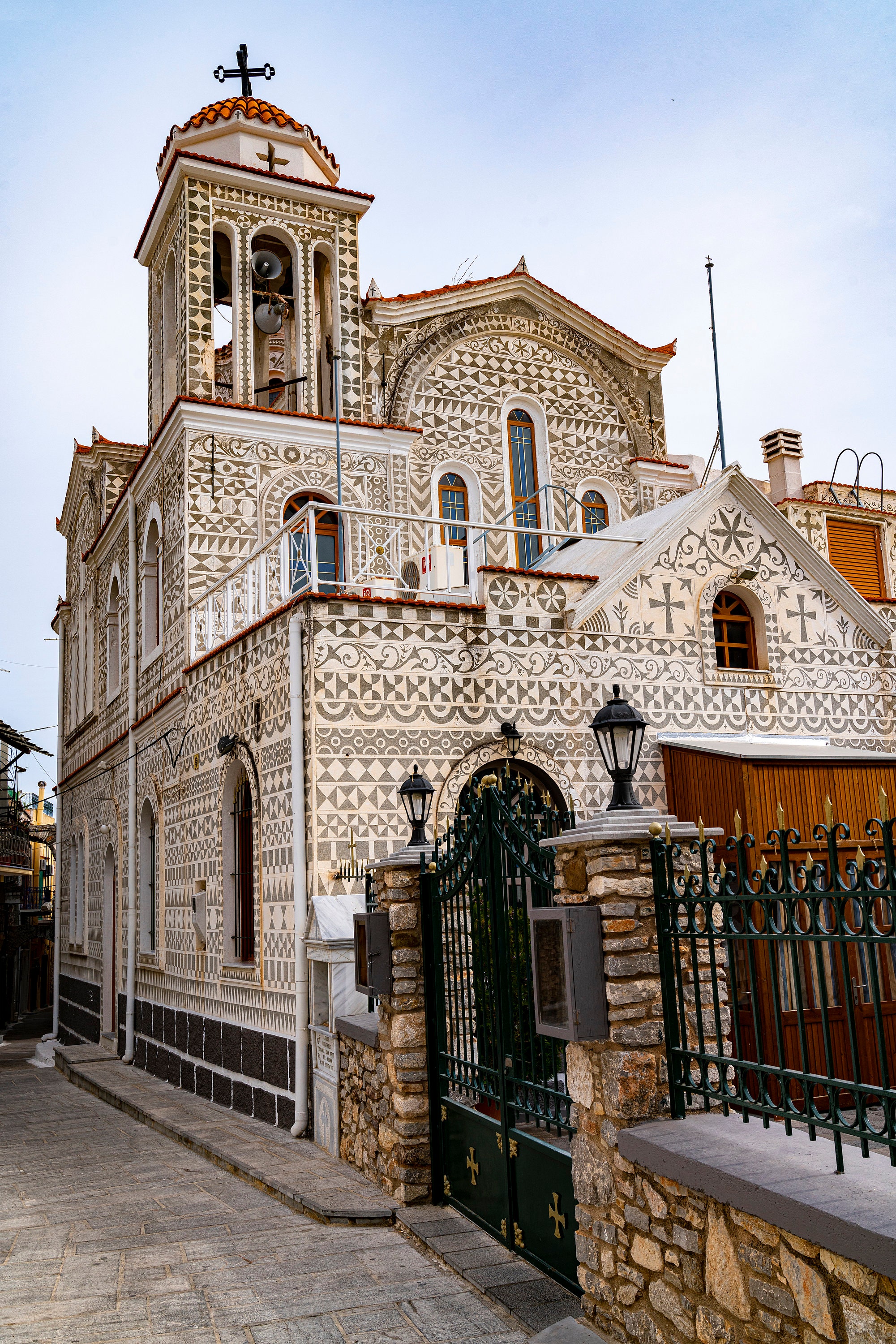 Church of Koimisis Theotokou Pyrgi Chios Greece - Island - Landscape ...