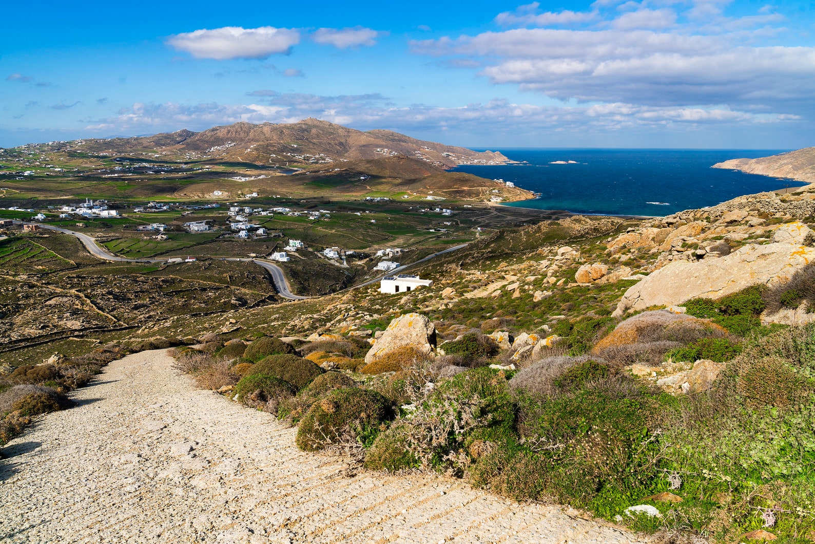 Mykonos Mainland Panorama - Greece - Countryside - Nature - Greek ...