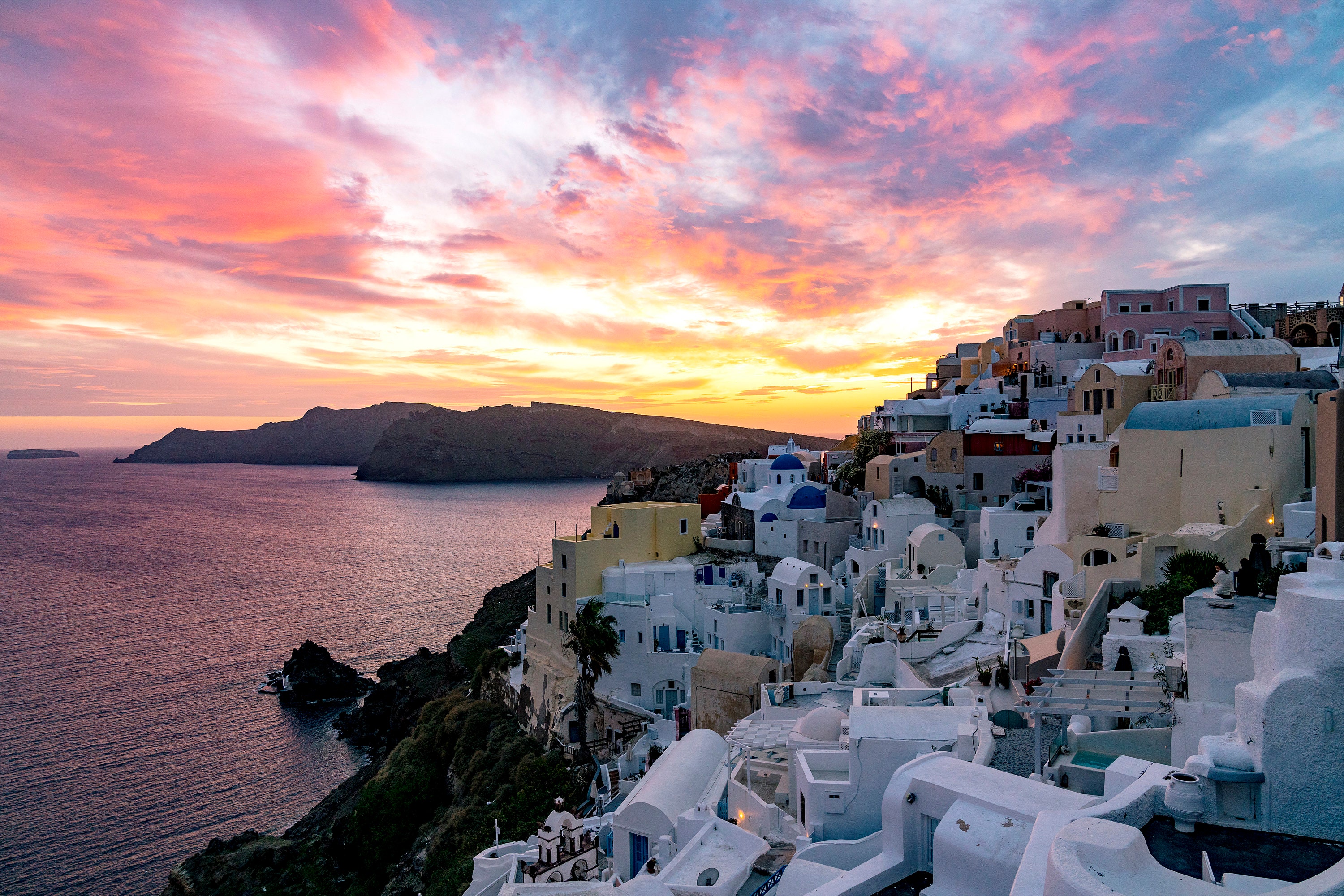 Greece At Sunset
