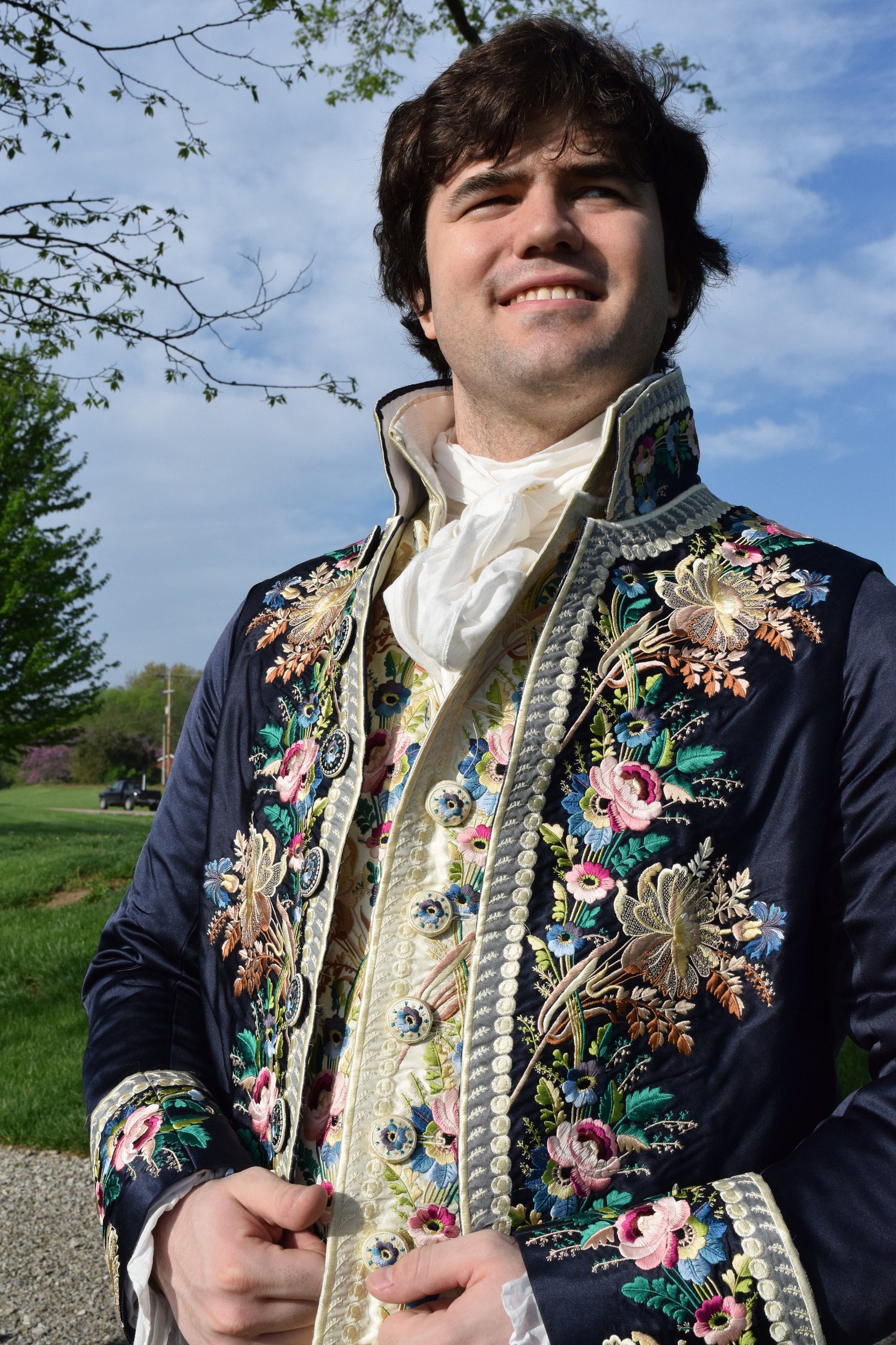 Complete Court Suit Embroidery Pattern Set - Frock Coat, Waist Coat ...