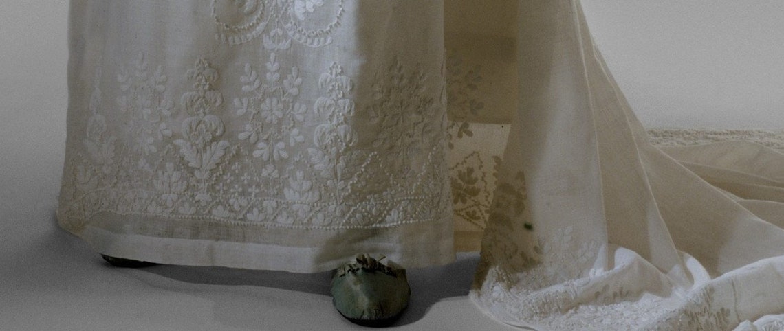 Machine Embroidery Pattern for 1805 Regency Gown - Whitework Embroidery ...