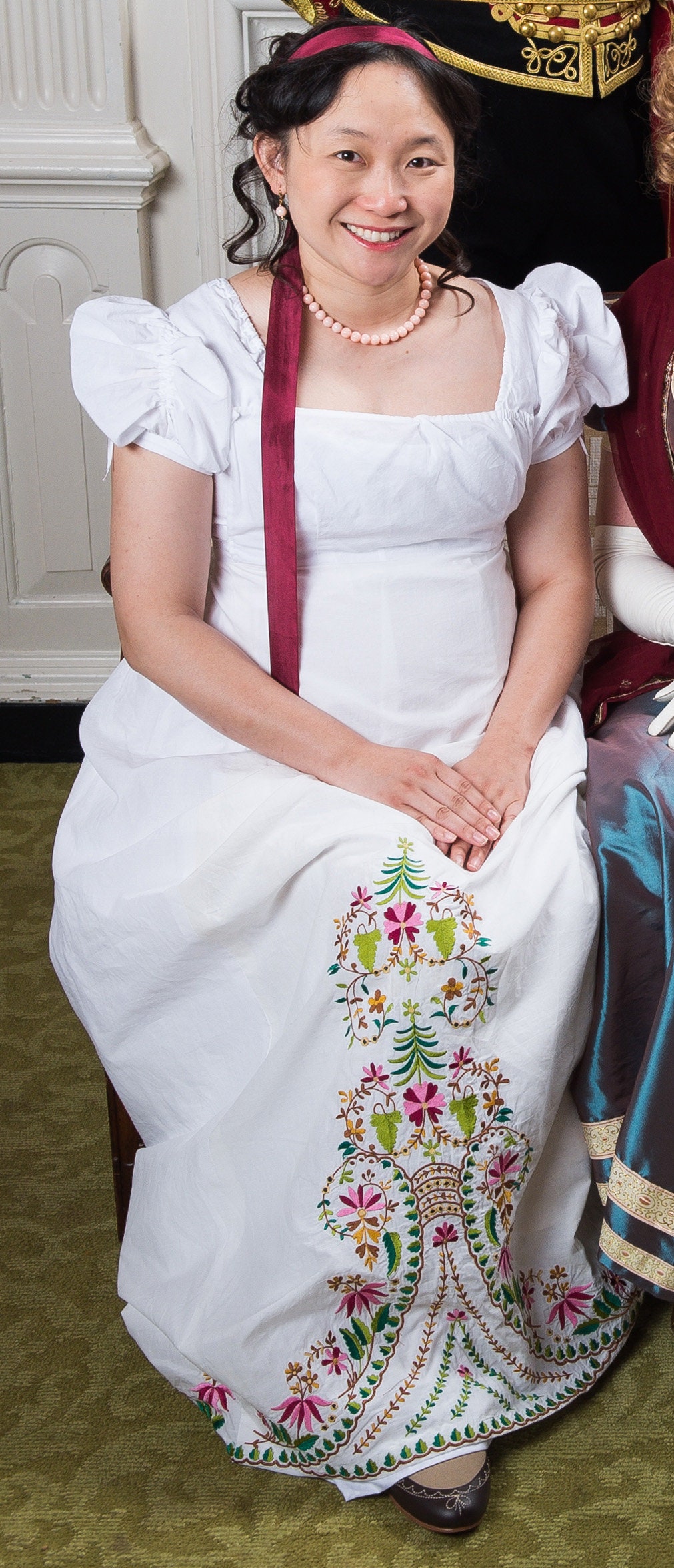 Regency Dress Embroidery Pattern - Machine Patterns ONLY - Based on One ...