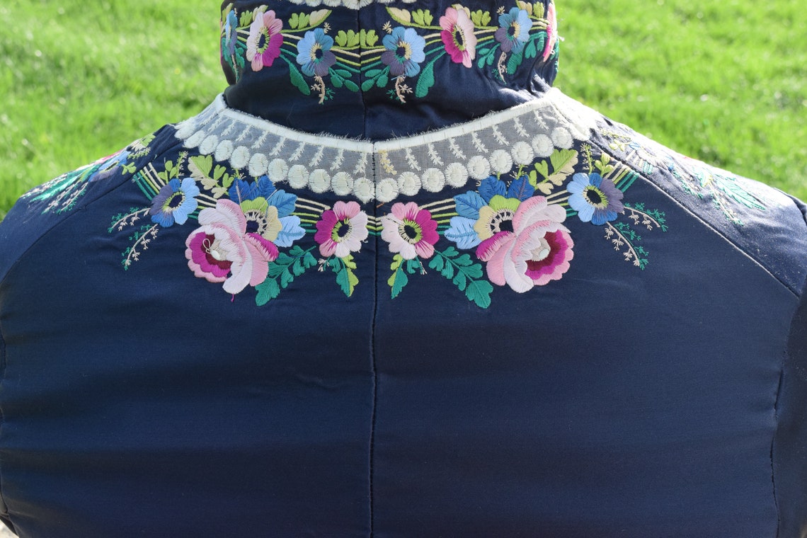 French Court Frock Coat Embroidery Pattern Set Frock Coat - Etsy