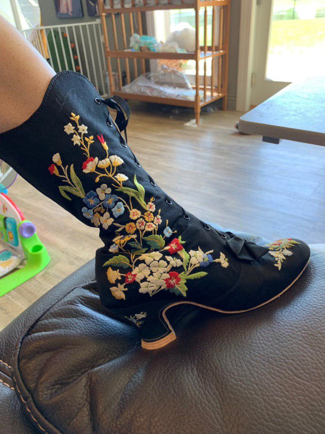 Pinet Boots Victorian Embroidered Boot Embroidery Digital | Etsy