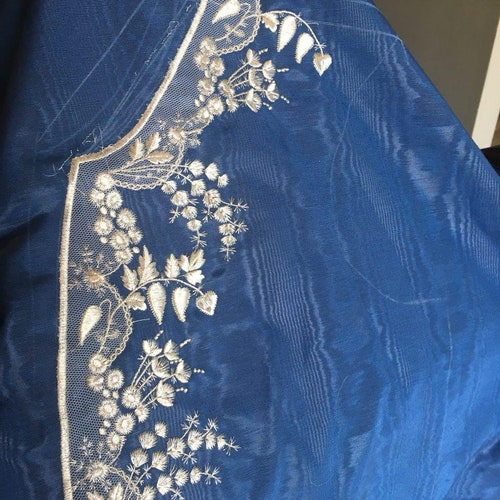 Fichu Scarf Embroidery Pattern Based on V and A Museum - Etsy