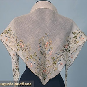 Colorful 1780's Fichu and Apron Embroidery - Includes Files for Both ...