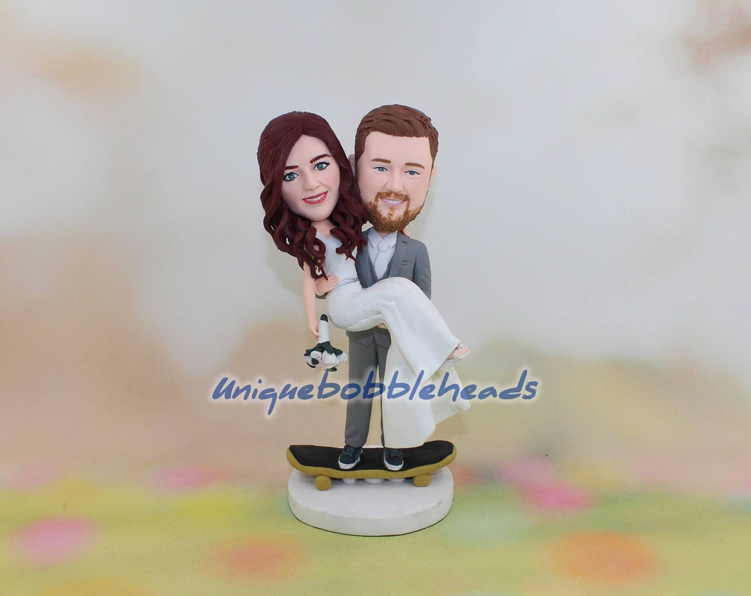 Custom Wedding Cake Topper for Wedding Bride and Groom Cake Topper ...