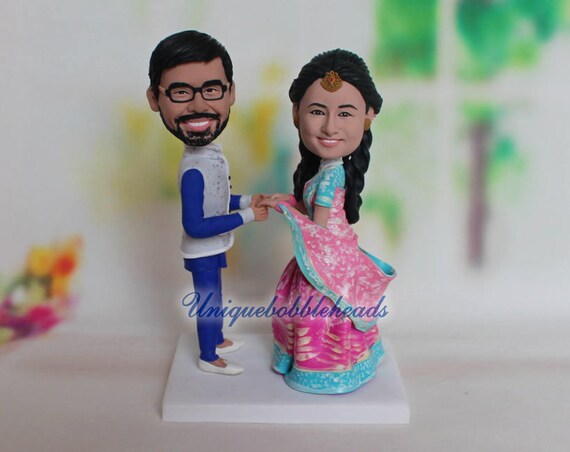 Indian Wedding Cake Topper Traditional Indian Dress National - Etsy