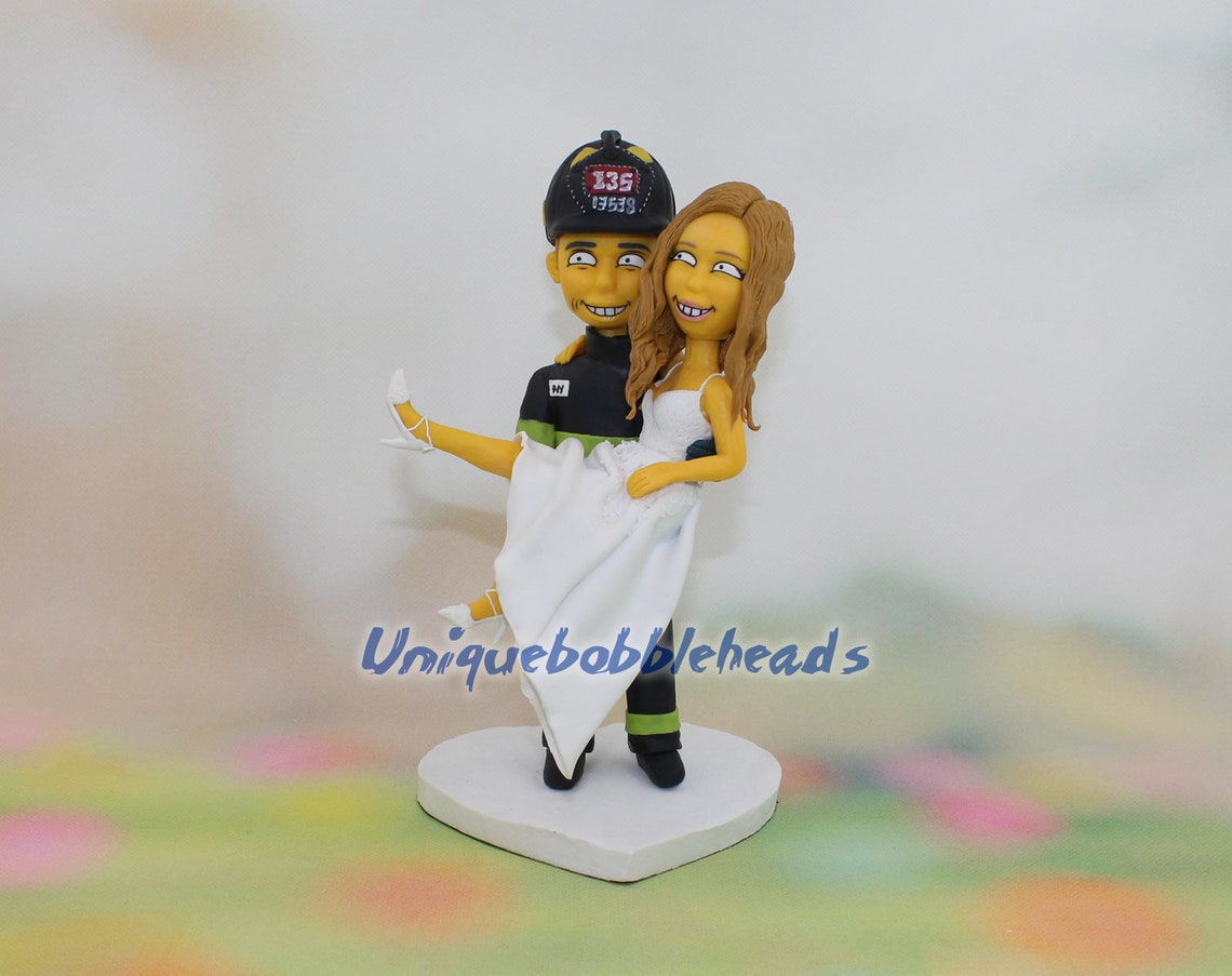 Simpson Wedding Cake Topper Simpson Family Simpson Bobbleheads - Etsy
