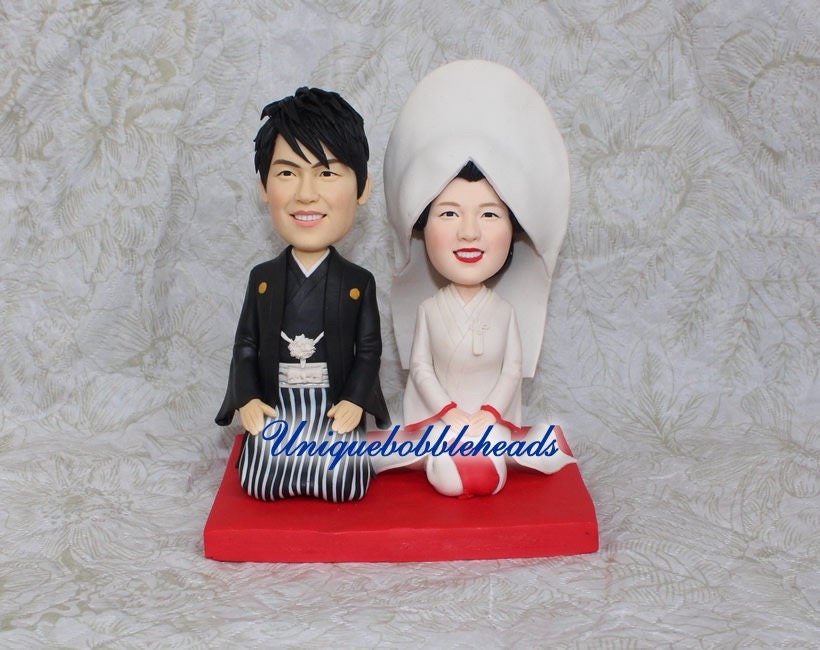 Japanese wedding cake topper Japanese clothescustom cake | Etsy