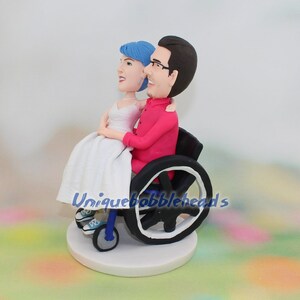 Wheelchair Wedding Cake Topper Rolling Chair Wheel Chair Wedding ...