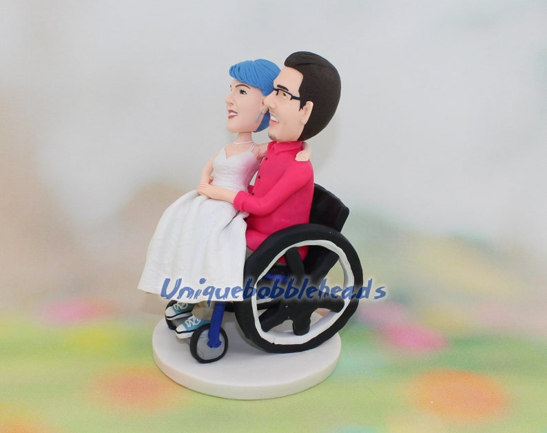 Wheelchair Wedding Cake Topper Rolling Chair Wheel Chair - Etsy