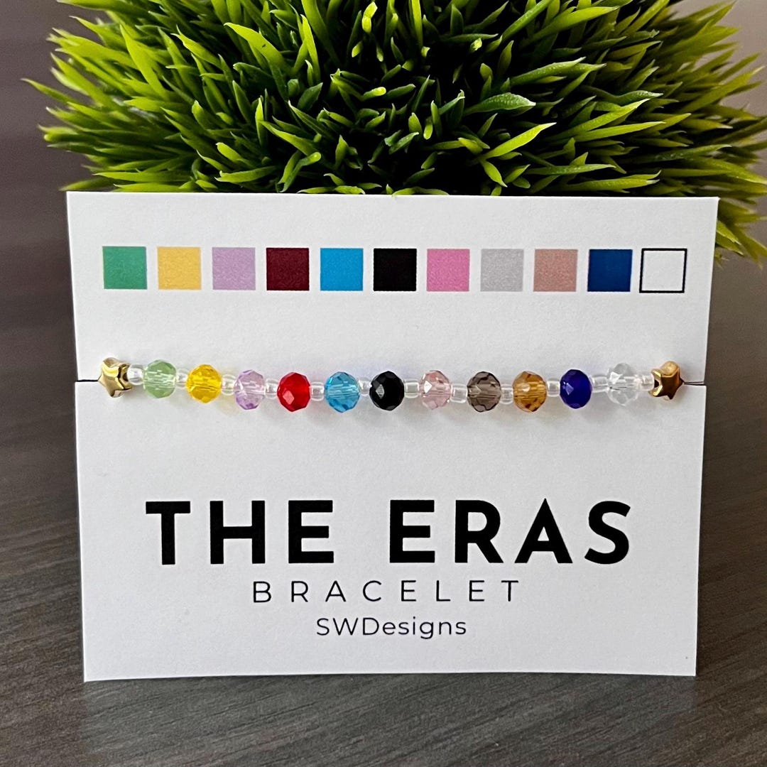 The Eras Bracelet, Inspired Friendship Bracelet, Eras Tour Inspired ...