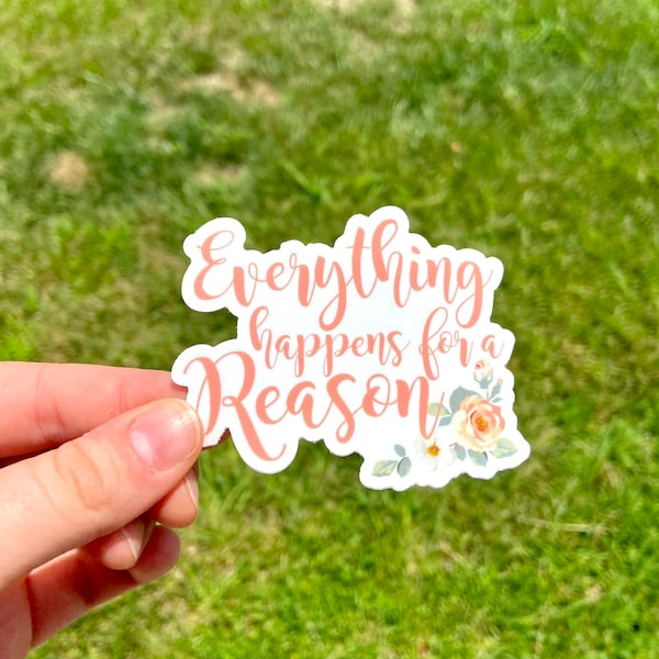 Everything Happens for a Reason - Etsy