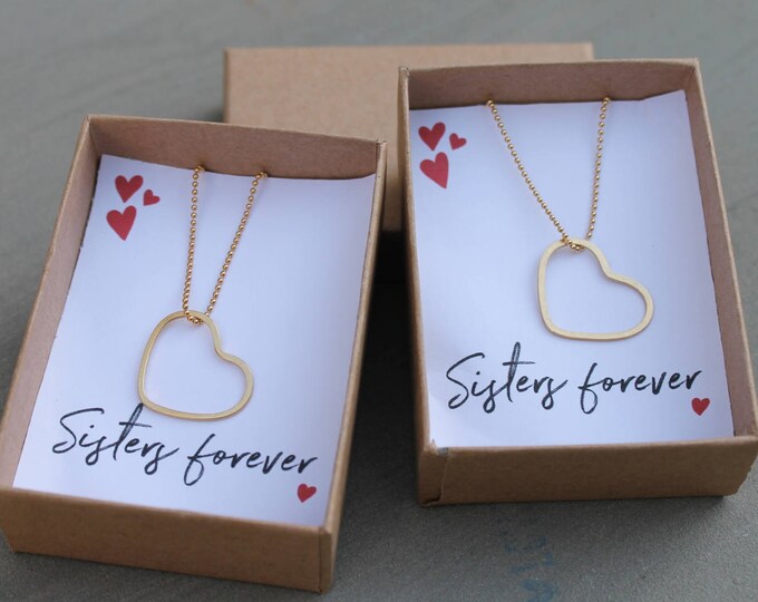 Unique Gifts for Sisters, Sister Necklace for 2, Sisters Jewelry and ...