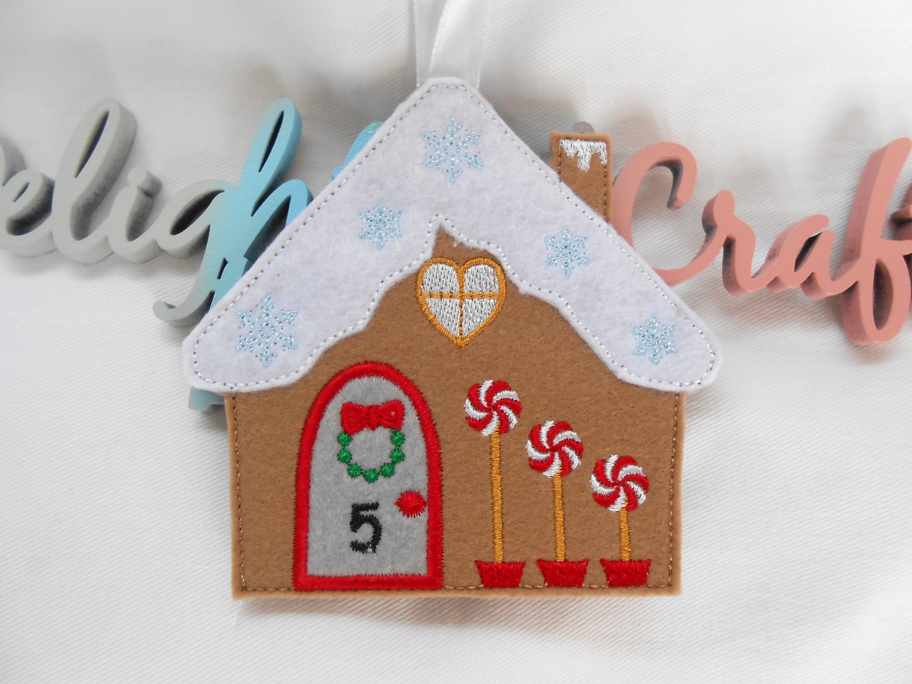 Gingerbread House With Name Number House Decorations House - Etsy UK