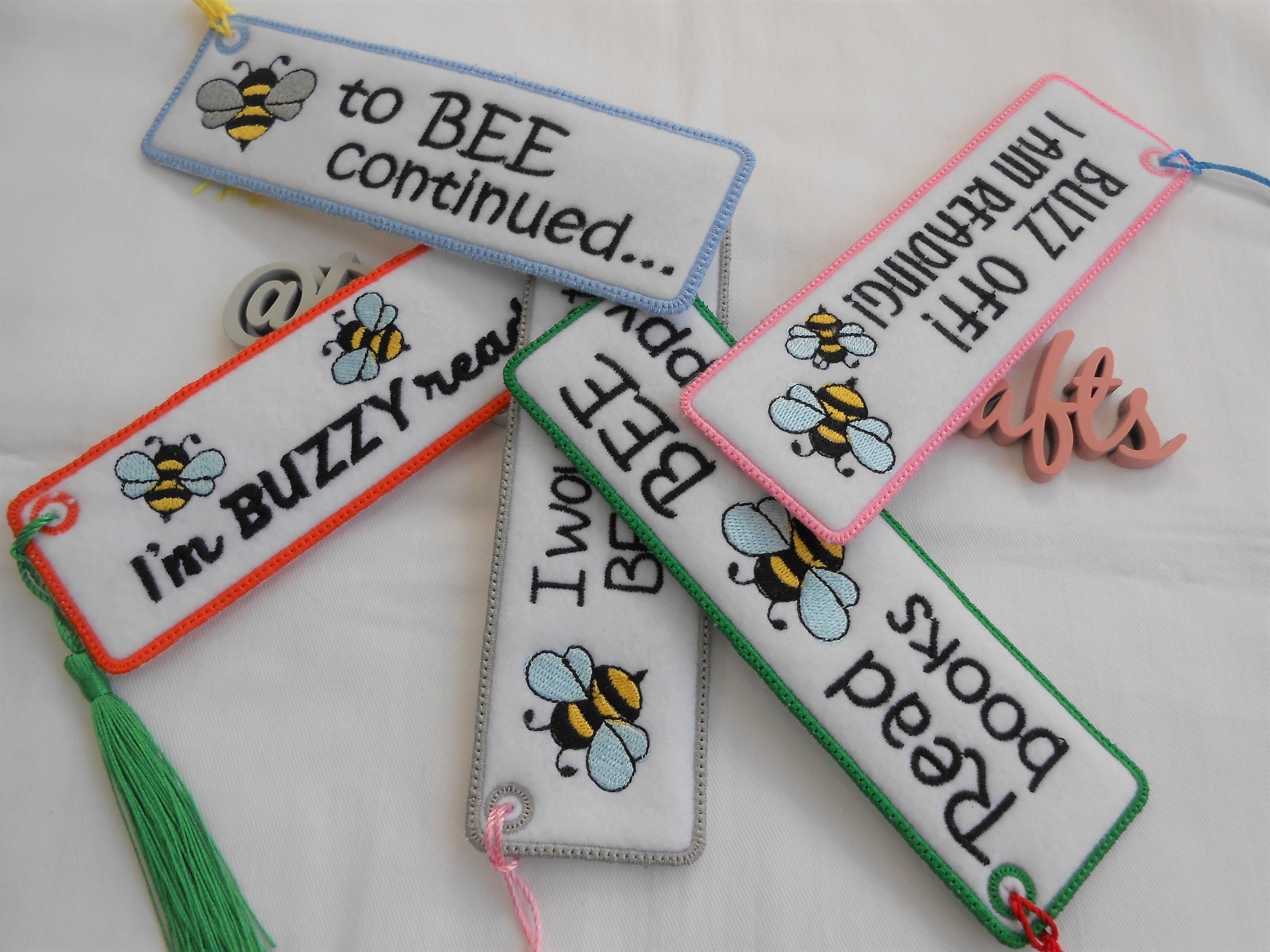 Bee book mark handmade bee bookmarks UK bee bookmark bee | Etsy