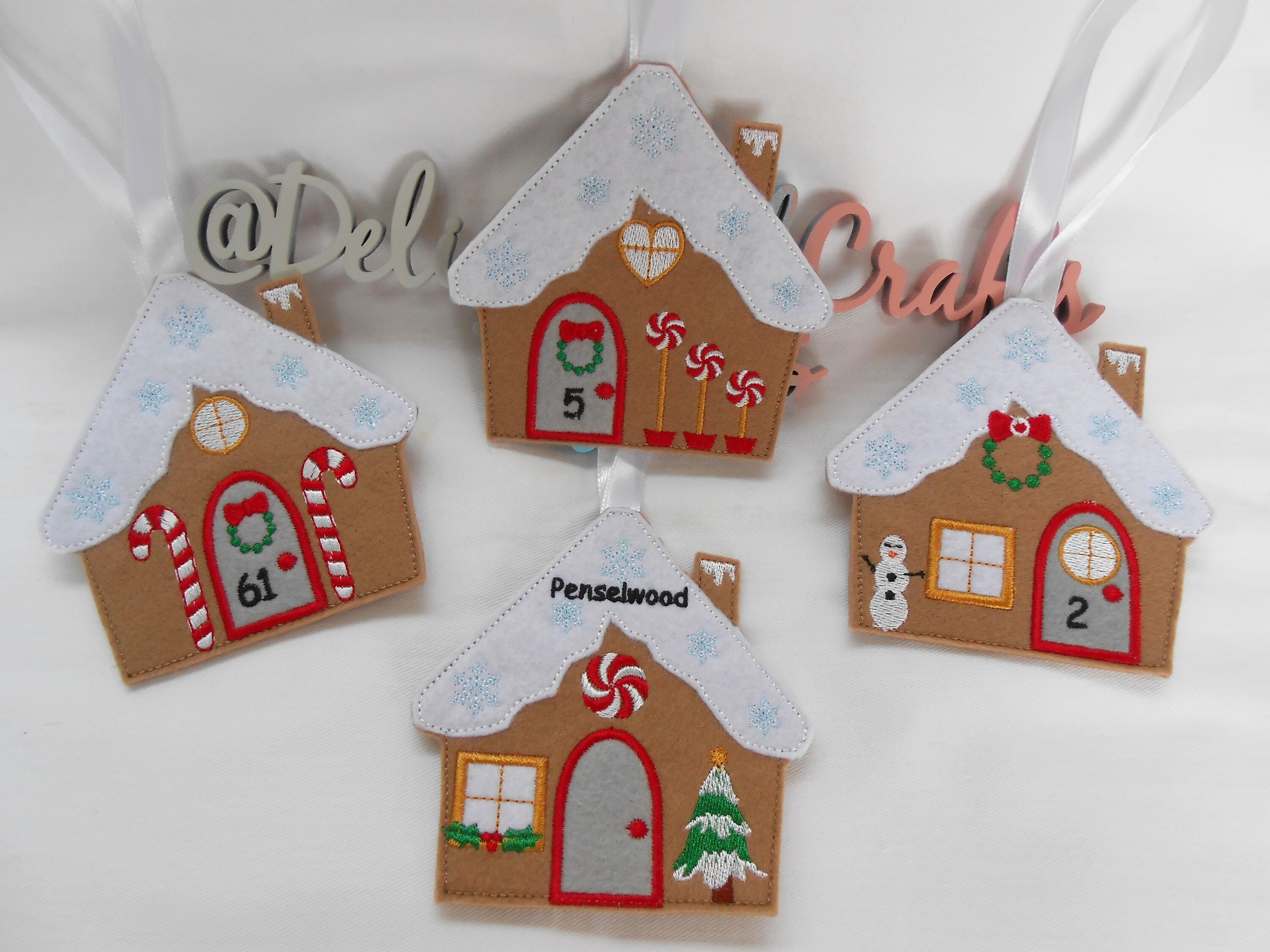 Gingerbread House With Name Number House Decorations House - Etsy UK