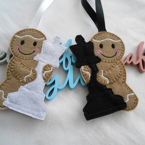 Chess Piece Gift Idea, Chess Gingerbread Man Hanging Decoration, Chess ...