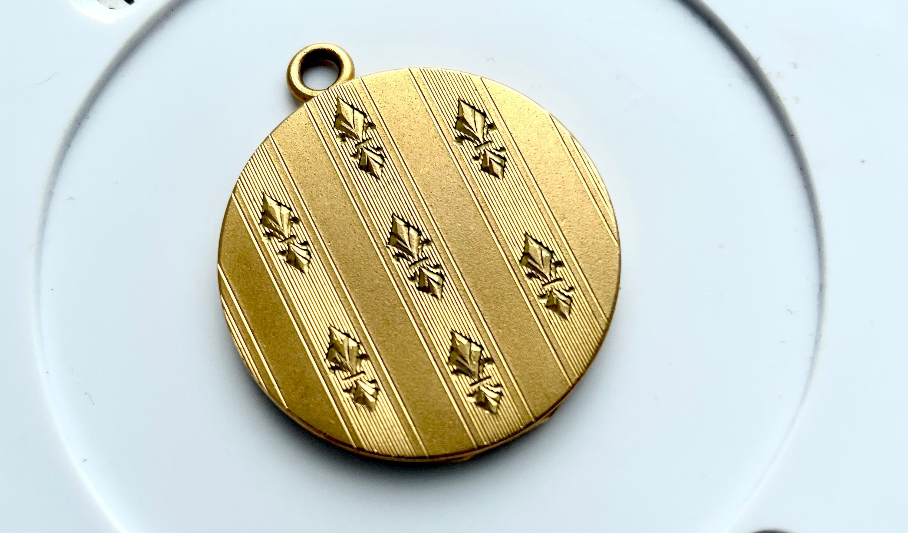 Antique Locket 1930s Antique Locket. Carved Antique Locket Antique ...