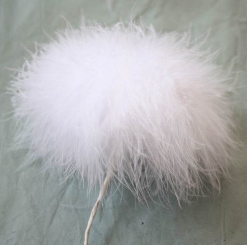 Feather Dandelion Flower Tutorial, How to Make Feather Flowers, Flower ...