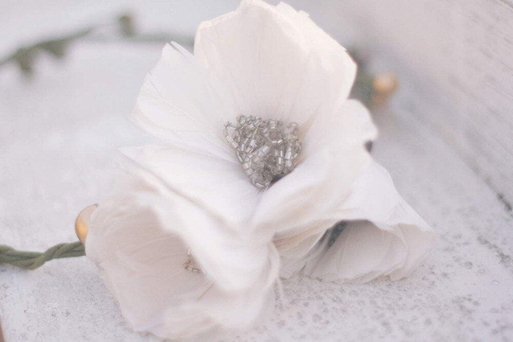 Feather POPPIES Flower Tutorial, How to Make Feather Flowers, Flower ...