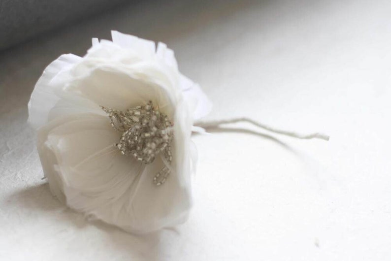 Feather POPPIES Flower Tutorial, How to Make Feather Flowers, Flower ...