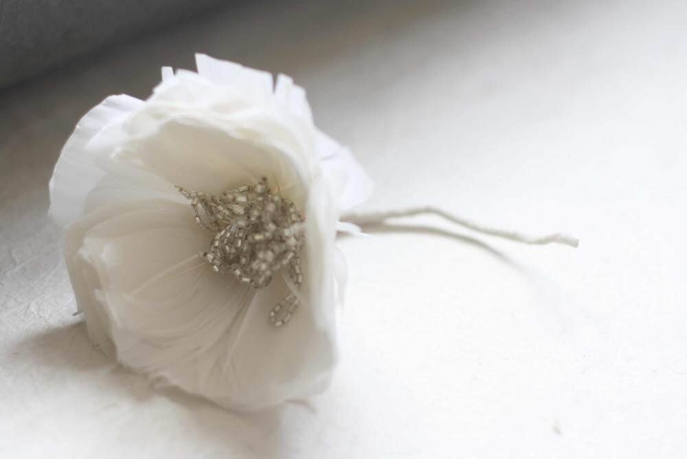 Feather POPPIES Flower Tutorial, How to Make Feather Flowers, Flower ...