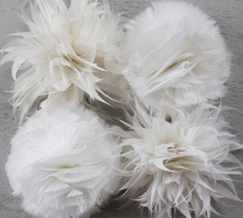 Feather Carnation & Mum Flower Tutorial, How to Make Feather Flowers ...