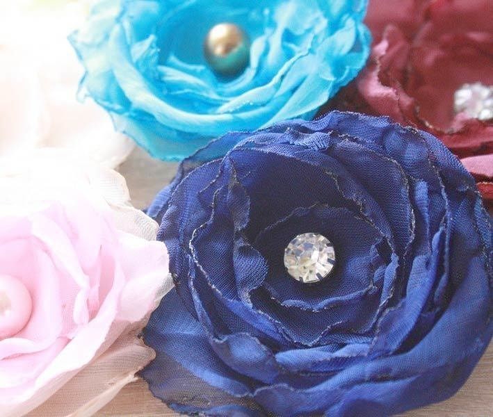 How to Make Roses From Fabric DIY Tutorial | Fluffy Cabbage Rose - Etsy