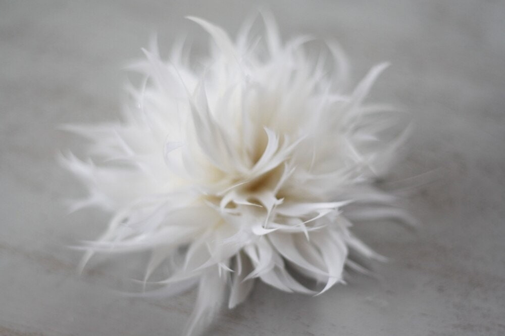 Feather Carnation & Mum Flower Tutorial, How to Make Feather Flowers ...