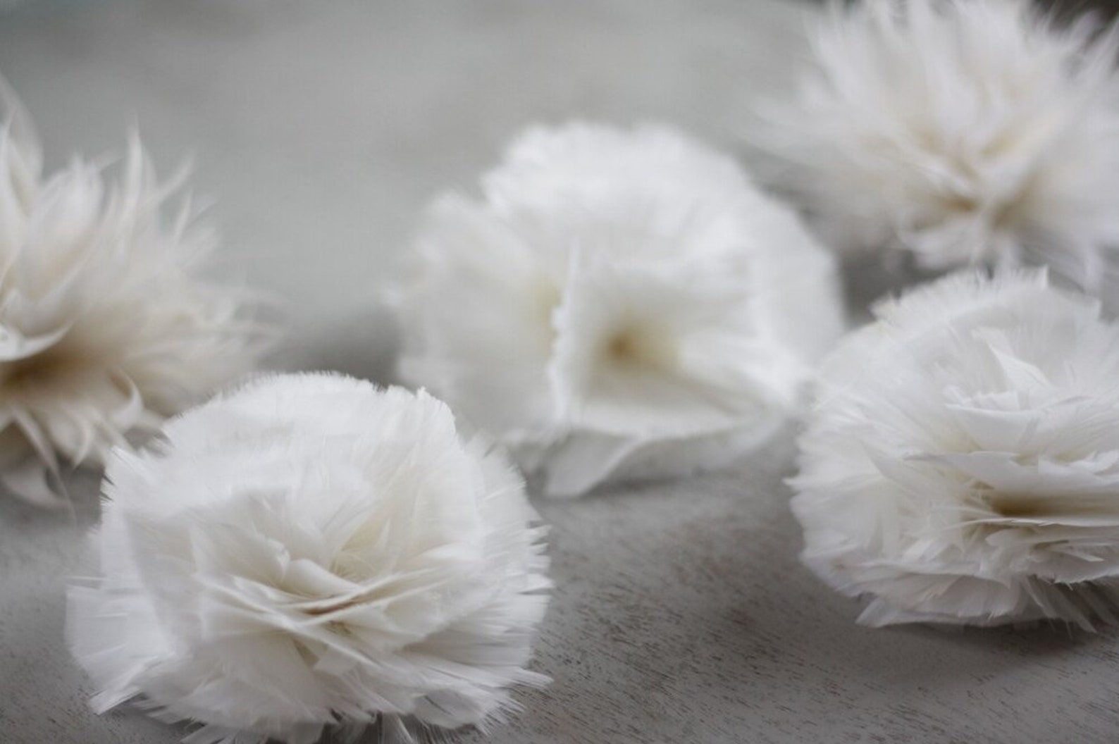 Feather Carnation & Mum Flower Tutorial, How to Make Feather Flowers ...