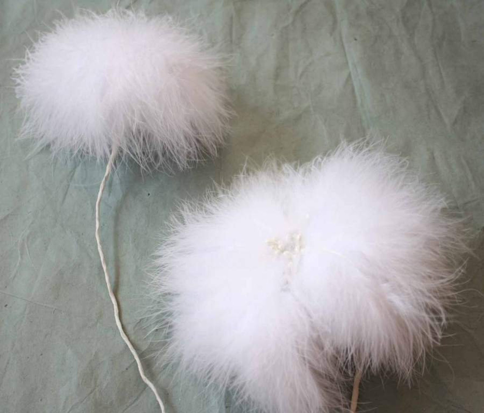 Feather Dandelion Flower Tutorial, How to Make Feather Flowers, Flower ...
