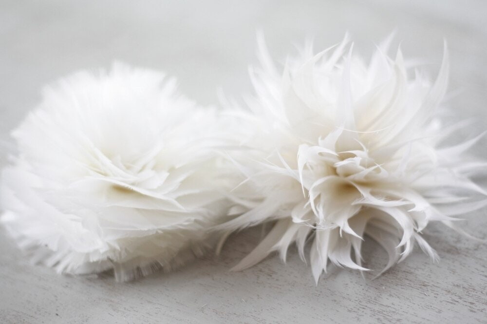 Feather Carnation & Mum Flower Tutorial, How to Make Feather Flowers ...