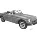 MG Wall Decoration, Print of My Pencil Drawing of a 1974 MGB , - Etsy ...