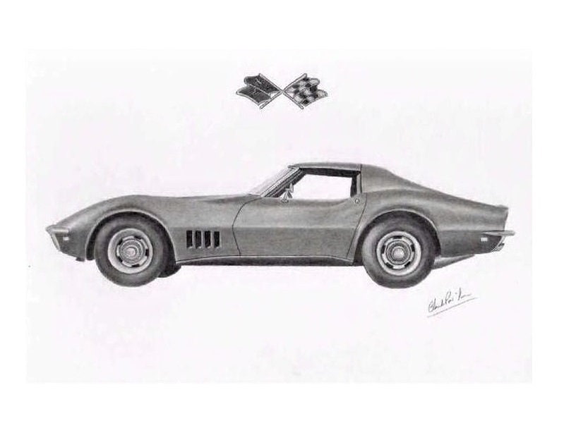 How To Draw A Stingray Corvette