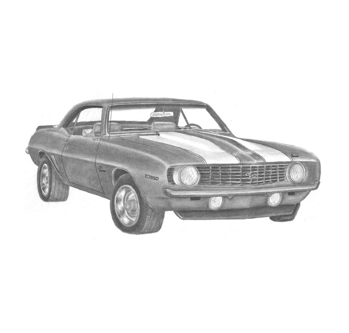 How To Draw A Camaro Ss Step By Step