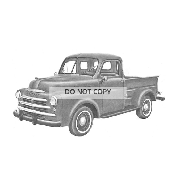 Dodge Truck Drawing