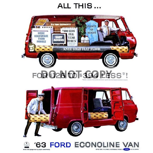 Ford Econoline Van - Etsy