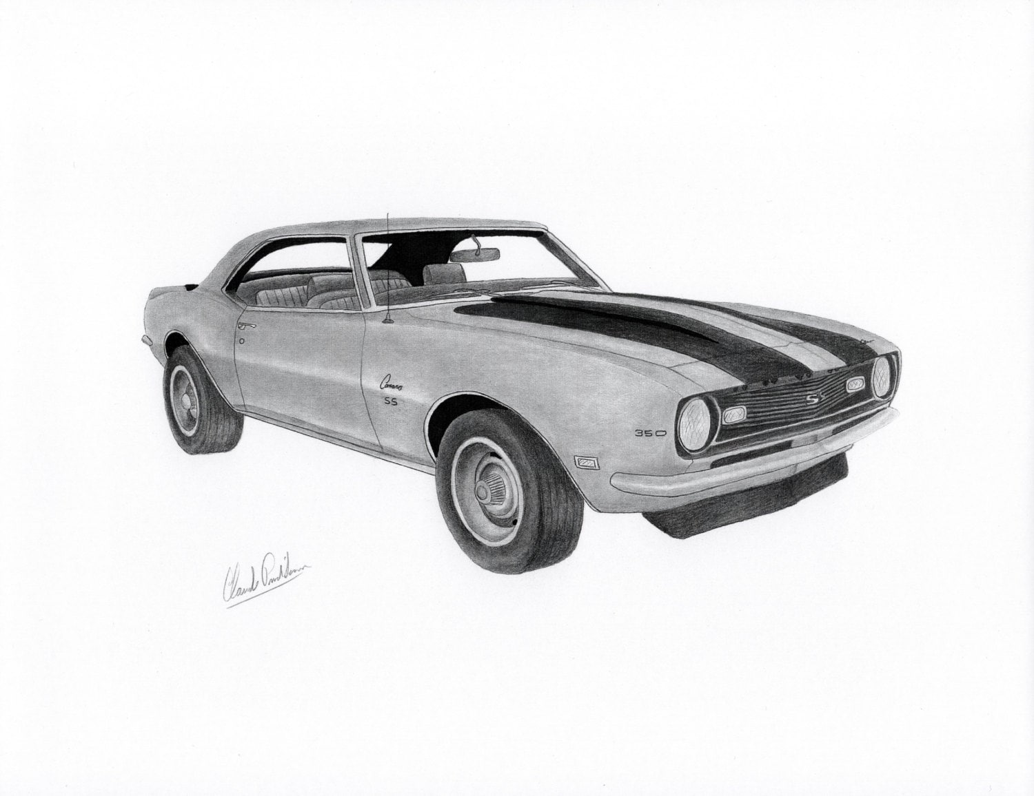 68 Camaro Drawings