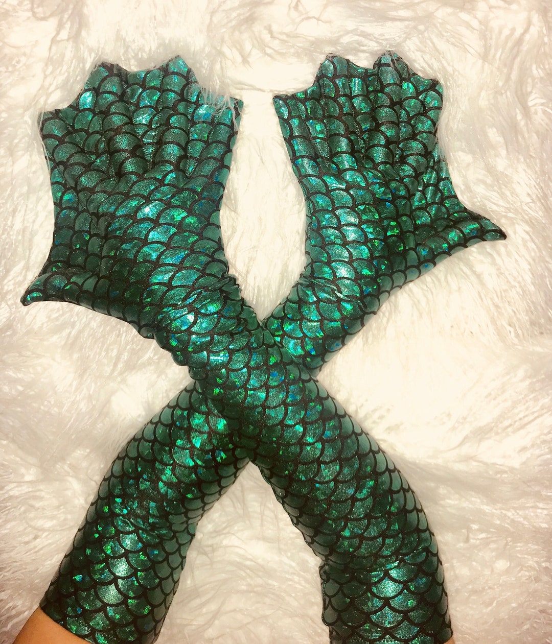 Scales Webbed Gloves - Etsy